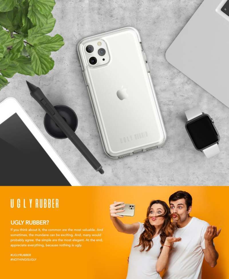 Promo Case iPhone 12 Pro Max / Pro / 12 Mini Ugly Rubber Pure Clear Casing Diskon 30% Di Seller ...