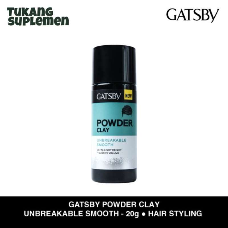 Jual Gatsby Powder Clay Unbreakable Smooth 20gr Hair Style Bukan Wax ...