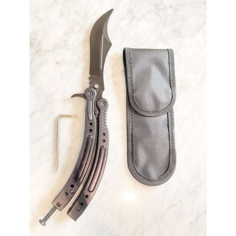 Jual Butterfly Knife Csgo New Second Generation 2.0 || Balisong Tumpul ...