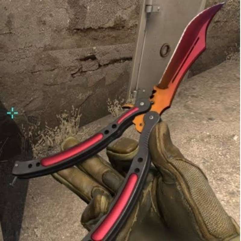 Jual Butterfly Knife Csgo New Second Generation 2.0 || Balisong Tumpul ...