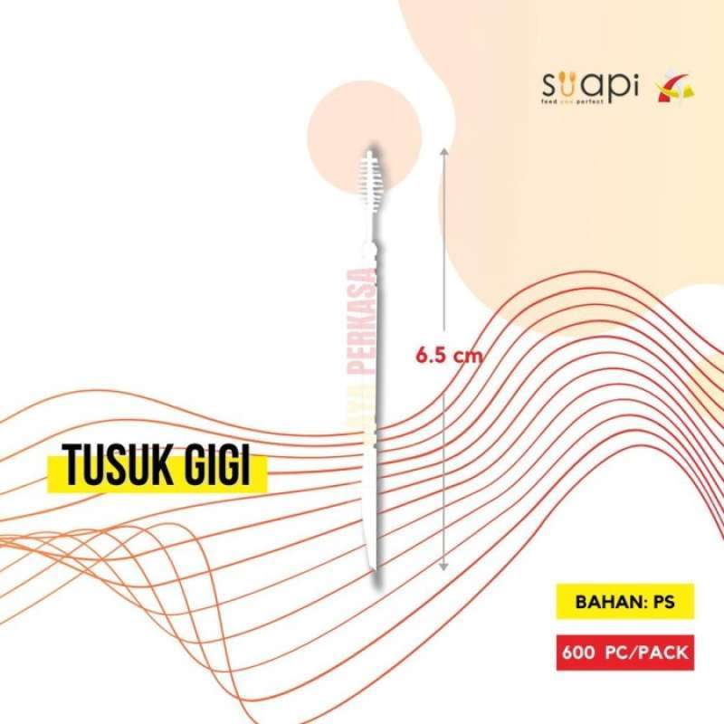 Jual Tusuk Gigi Plastik Suapi / Tooth Pick Suapi @600 Pcs Di Seller ...