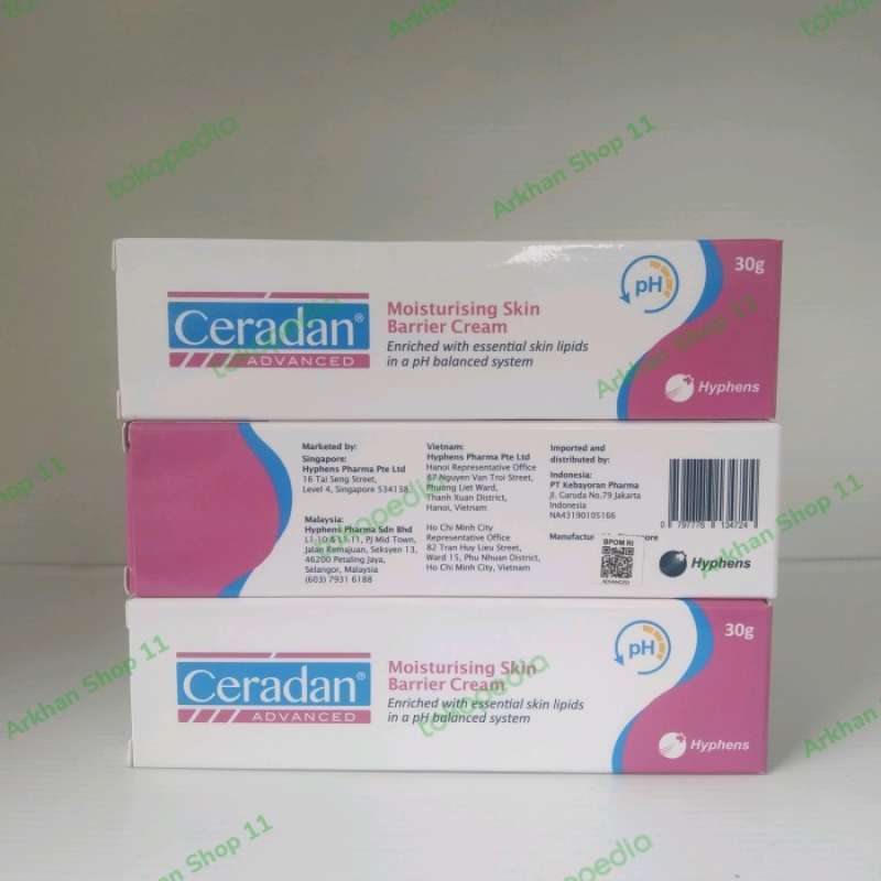 Jual Ceradan Advanced Moisturising Skin Barrier Cream 30 Gr / Kulit ...