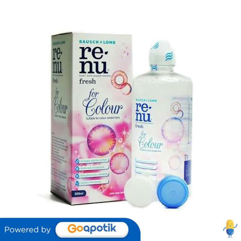 Jual Bausch & Lomb Renu Fresh Multi Purpose Solution For Colour 355 Ml Di Seller Apotek Potenza ...