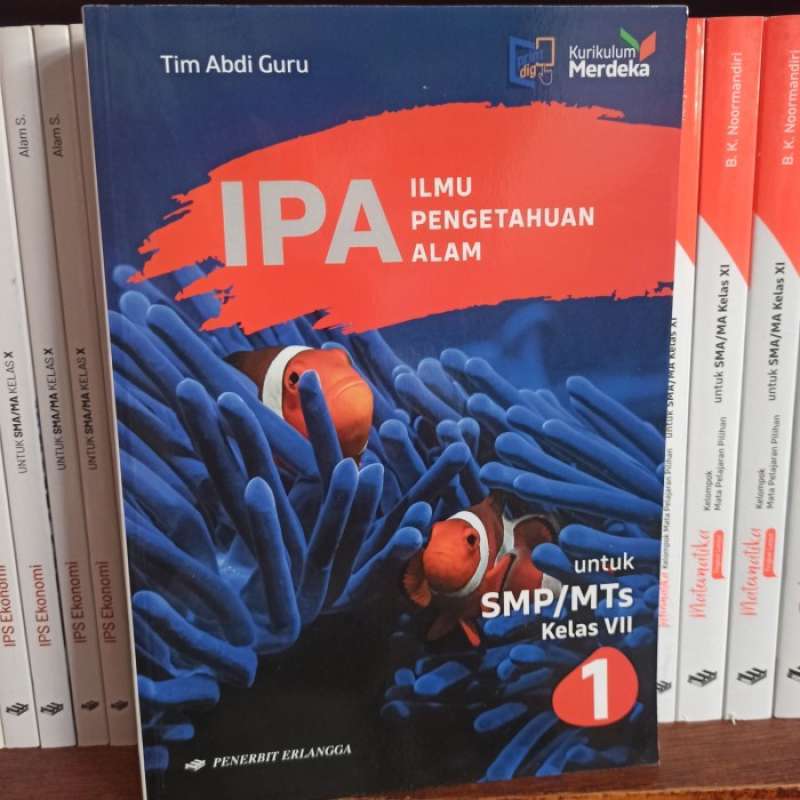 Promo Buku Ipa Kelas 1 7 Vii Smp Edisi Revisi Erlangga Kurikulum Merdeka Diskon 23% Di Seller ...