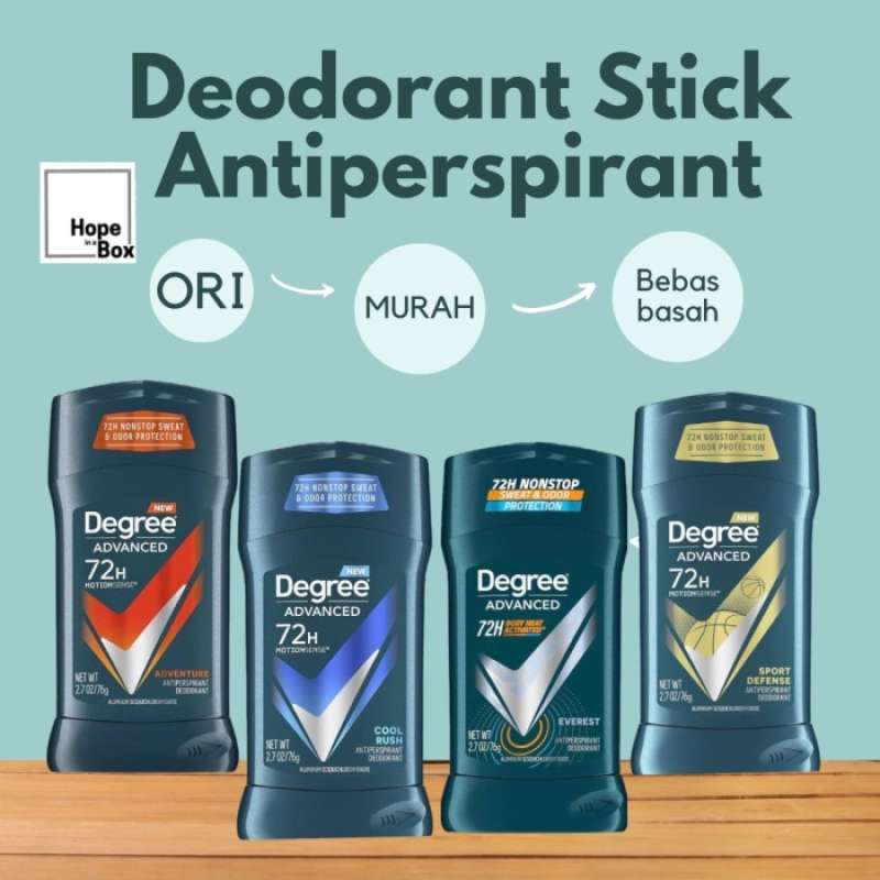 Jual Degree Men Advanced Antiperspirant Deodorant - Sport Defense Di Seller Raindrop ...