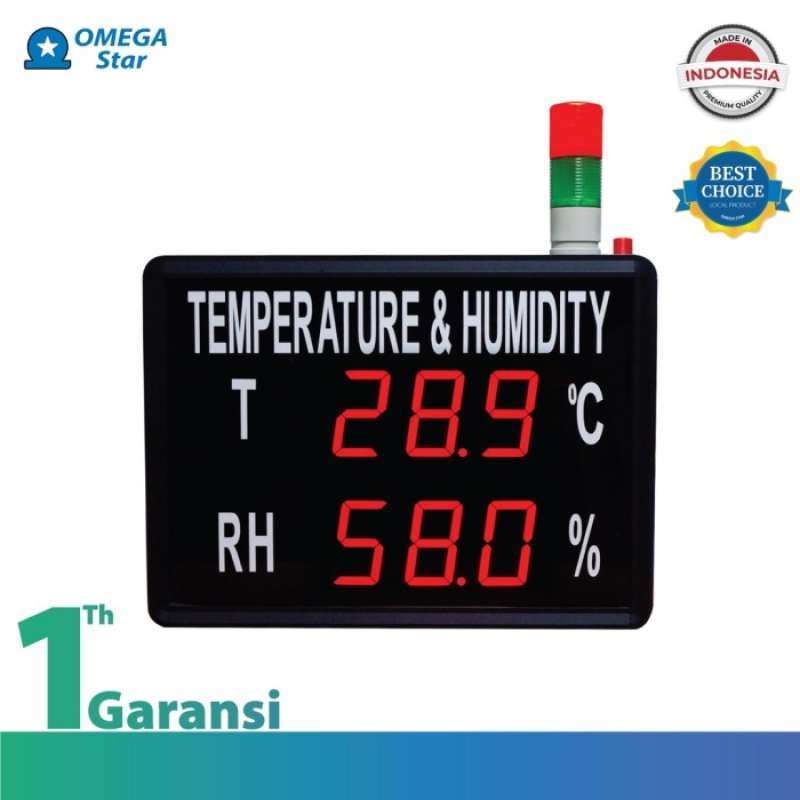 Promo Alat Display Suhu Temperatur Dan Kelembaban Ruangan (rht) - Omega ...