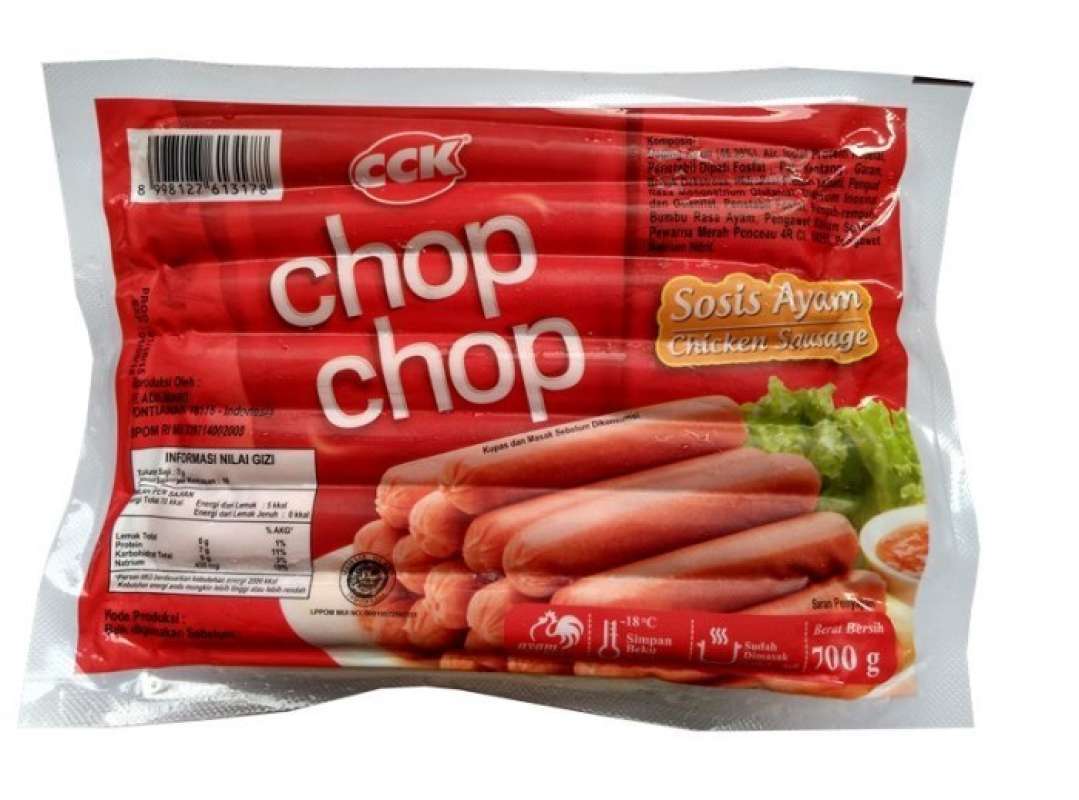 Promo Chop Chop Sosis Ayam 700gr | Sosis Ayam Chopchop Short Long ...