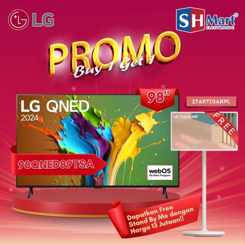 Promo Smart Tv Lg 98 Inch 98qned89tsa Qned 4k Uhd 98qned89 Ai Sound Pro ...