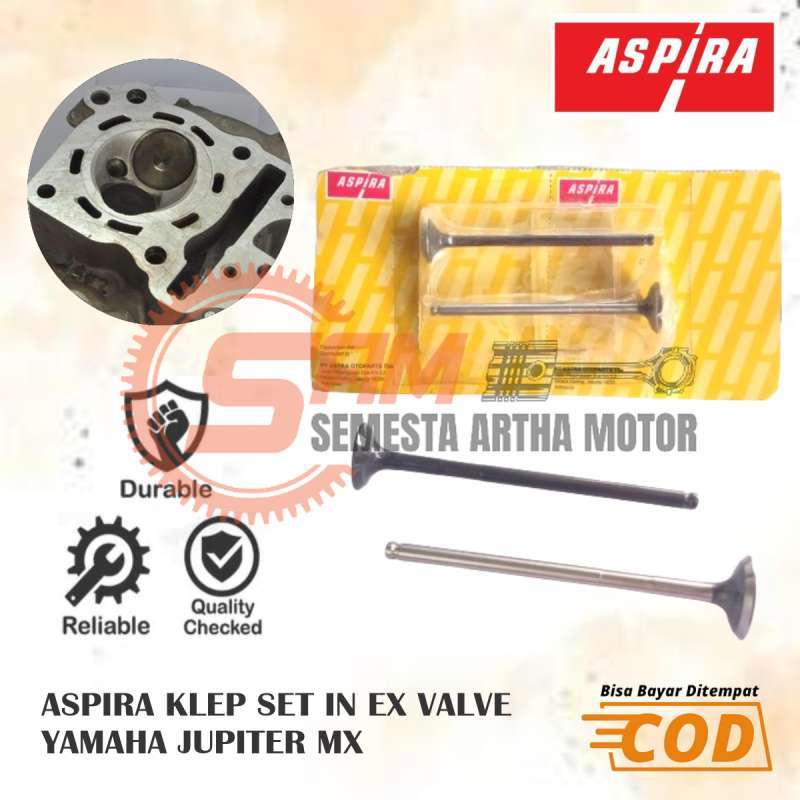 Jual Aspira Klep Set In Ex Premium Yamaha Jupiter Mx Payung Valve Kit ...