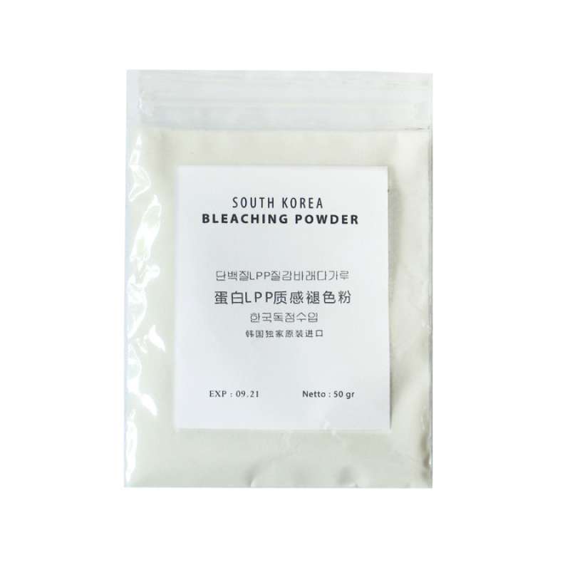 Jual Korean Bleach Powder 50 Gr + Developer 100 Ml Bubuk Bleach Korea ...