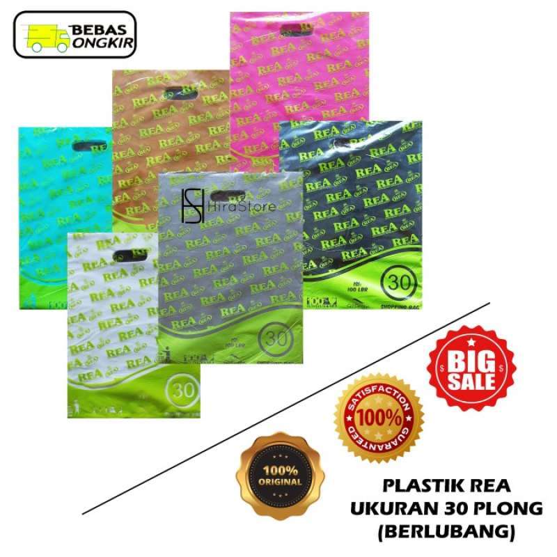 Jual Kantong Plastik Hd Plong 30x40 Merk Rea Isi 100 Lembar Packing ...
