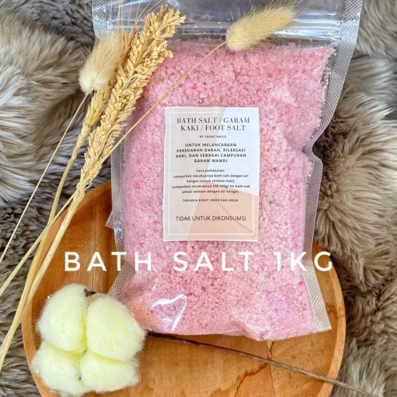 Jual 1kg Bath Salt Epsom Foot Spa Garam Mandi Garam Rendam Kaki Garam ...