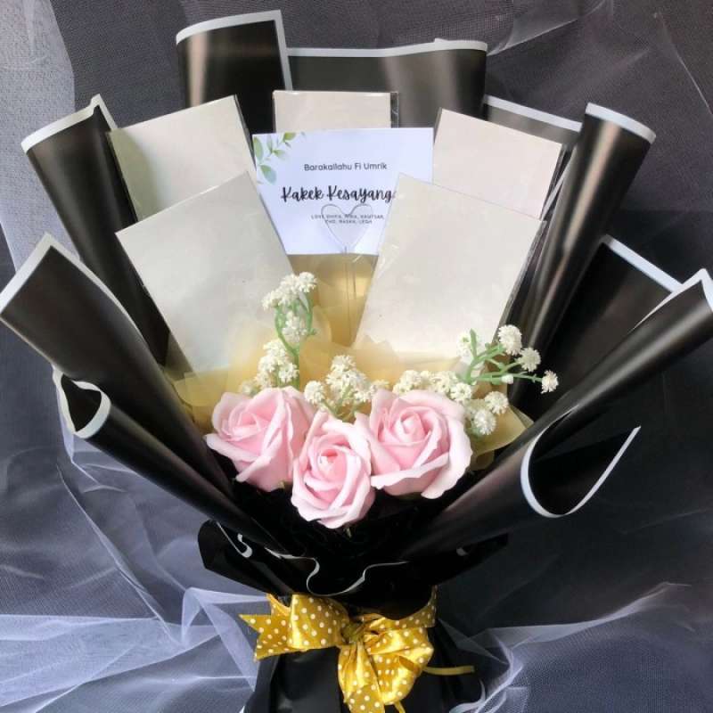 Jual Buke Bunga Sabun / Buke Kosong / Buke Uang / Bouquet Kosong - 5 ...