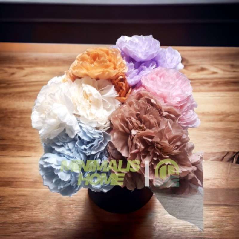 Jual Bunga Peony Jumbo Artificial Bunga Tangan Tinglan Plastik Dekor Di ...