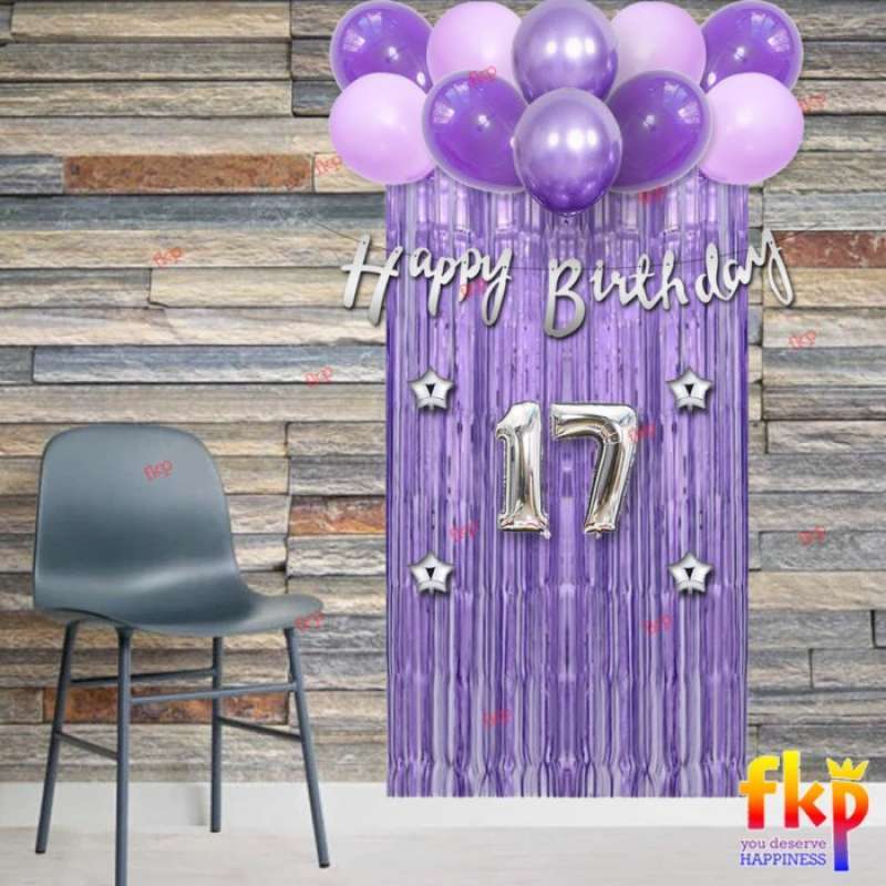 Jual Paket Dekorasi Ulang Tahun Simpel Unik/ Dekor Balon Simple Dewasa ...