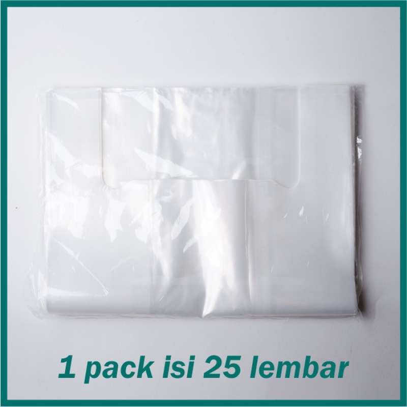Jual Kantong Plastik Kresek Pe 40 + Bening Transparan Tebal Isi 25 Lembar Di Seller Raindrop ...