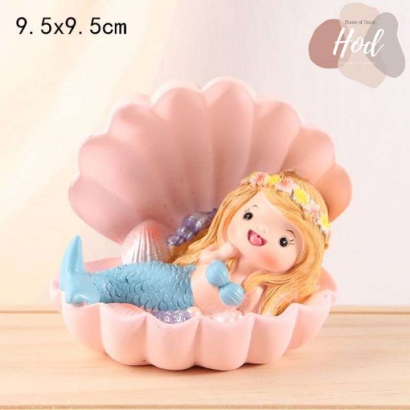 Jual Topper Mermaid Shell Hiasan Kue Ulang Tahun Putri Duyung Kerang ...