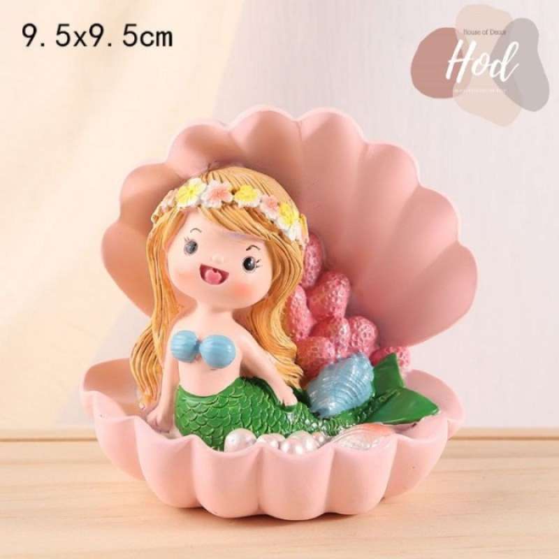 Jual Topper Mermaid Shell Hiasan Kue Ulang Tahun Putri Duyung Kerang ...
