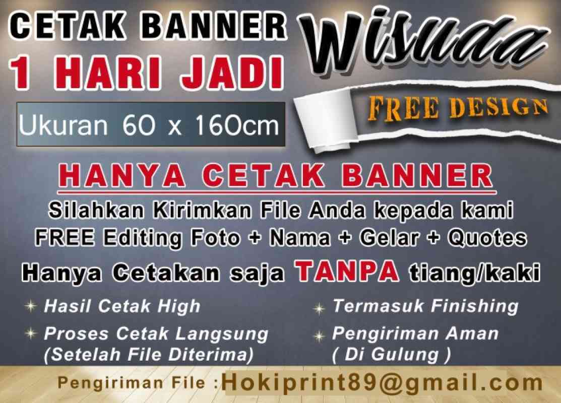 Jual Cetak Banner Spanduk Wisuda Kekinian Graduation Banner Lulus ...