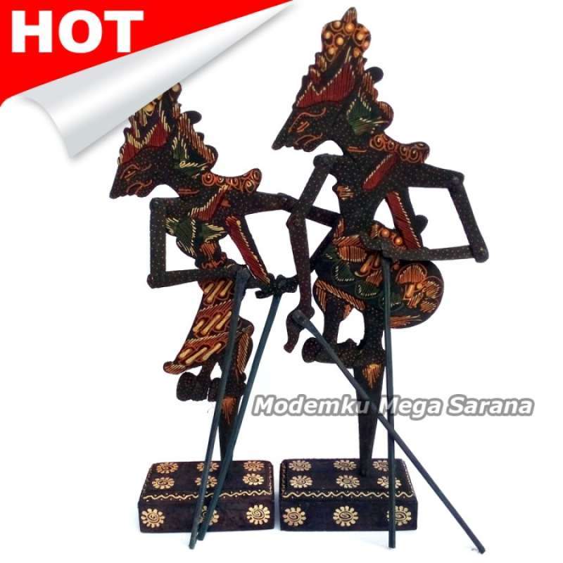 Jual Miniatur Wayang Kayu Batik Rama Shinta - Ukuran S 29x11x0.8 Cm Di ...