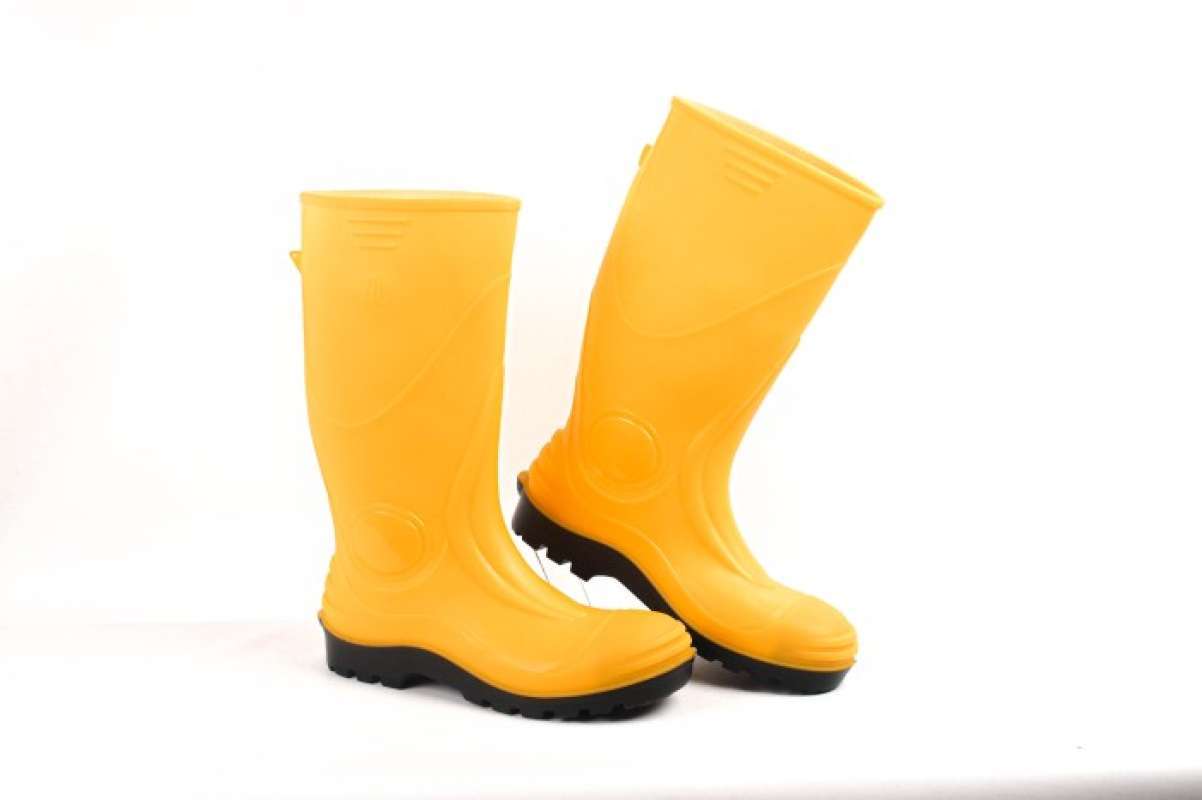 Jual Sepatu Boot Tinggi Ap Boots Ap Safety S5 Yellow Steel Toe + Mid ...