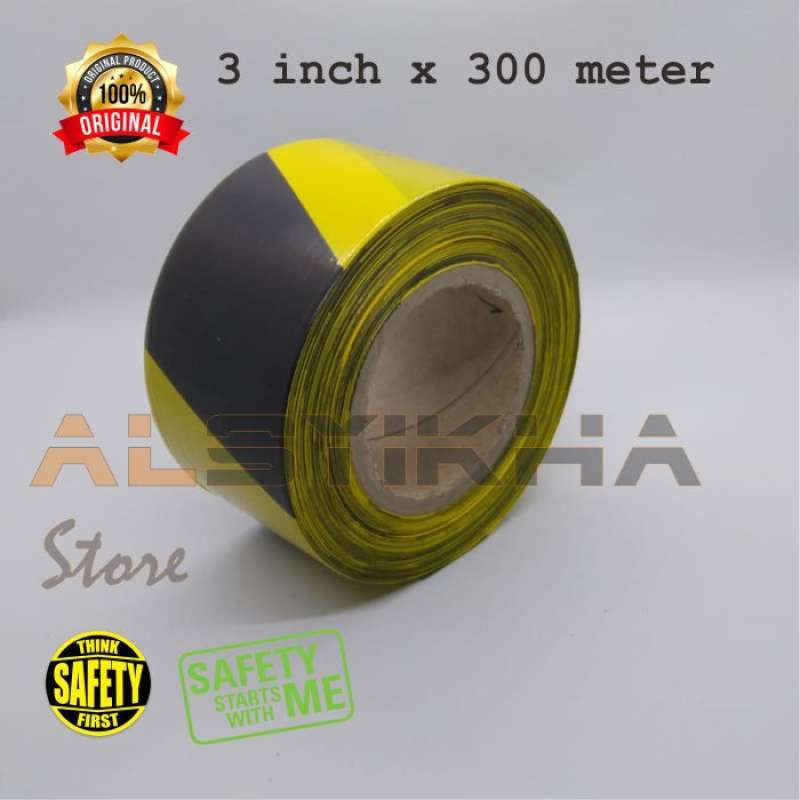 Jual Barricade Safety Line 3x300 Mtr/roll - Kuning Di Seller Aghanim ...