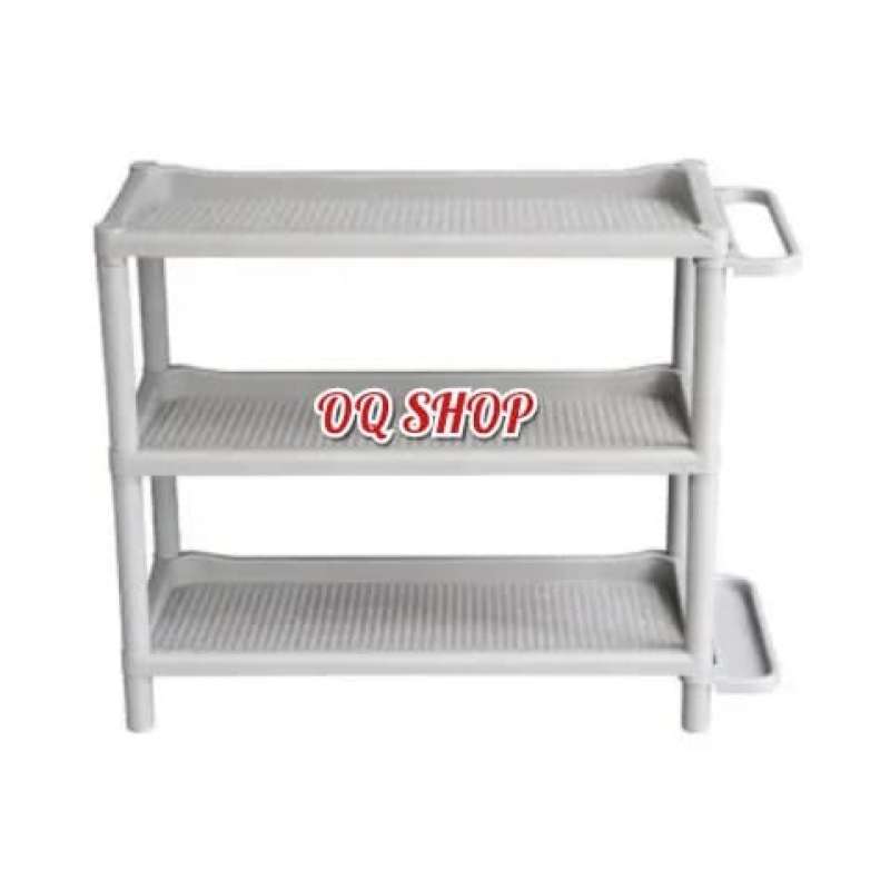 Promo Krishome Rak Sepatu 3 Tingkat Dengan Tempat Payung/3 Layer Shoe ...