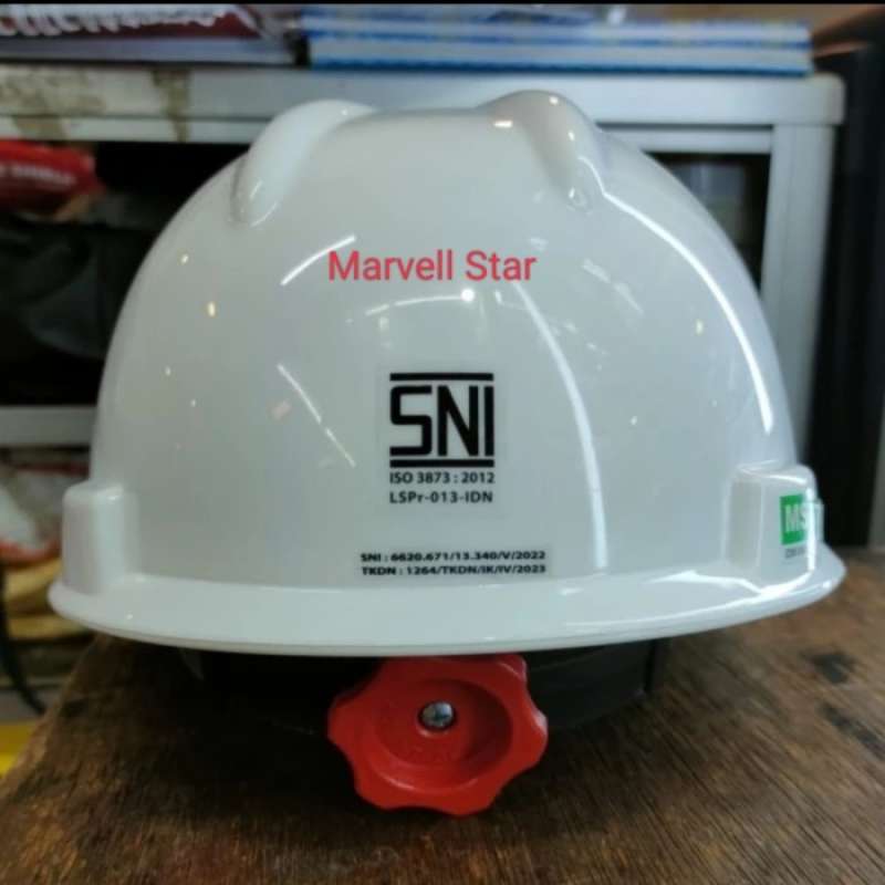 Jual Safety Helmet Sni Msa Lokal+sarang Putar Fastrack - Merah Di ...