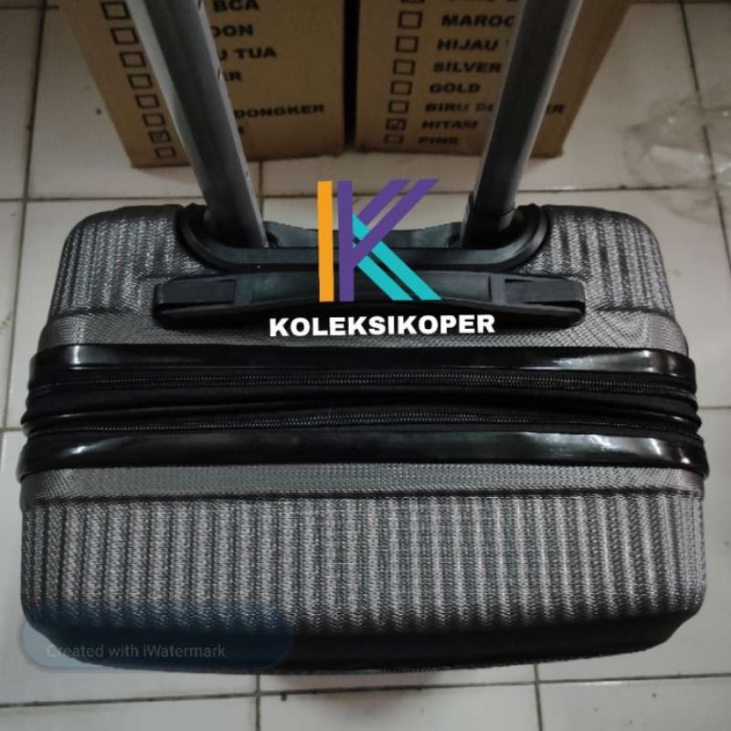 Promo Tas Koper Fiber Expanding Ukuran Kabin 20 Inch Roda Putar Diskon ...
