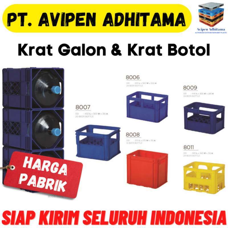 Jual Krat Plastik Botol Krat Galon Krat Plastik Susun Di Seller ...