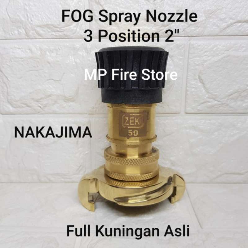 Jual Fire Fog Nozzle Nakajima 2 In Jet Spray Variable 3 Position ...