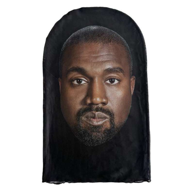 Jual New 3d Printed Kanye Mask Elastic Mesh Full Face Mask For Men ...