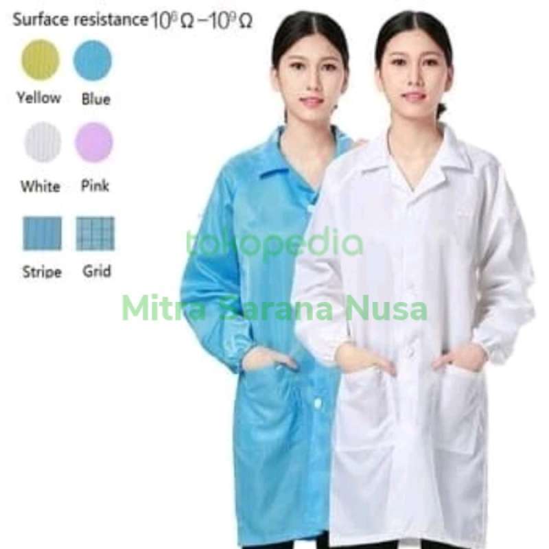 Jual Baju Anti Static Clean Room Jas Lab Gown + Topi Di Seller Raindrop ...