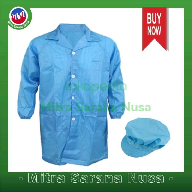 Jual Baju Anti Static Clean Room Jas Lab Gown + Topi Di Seller Raindrop ...