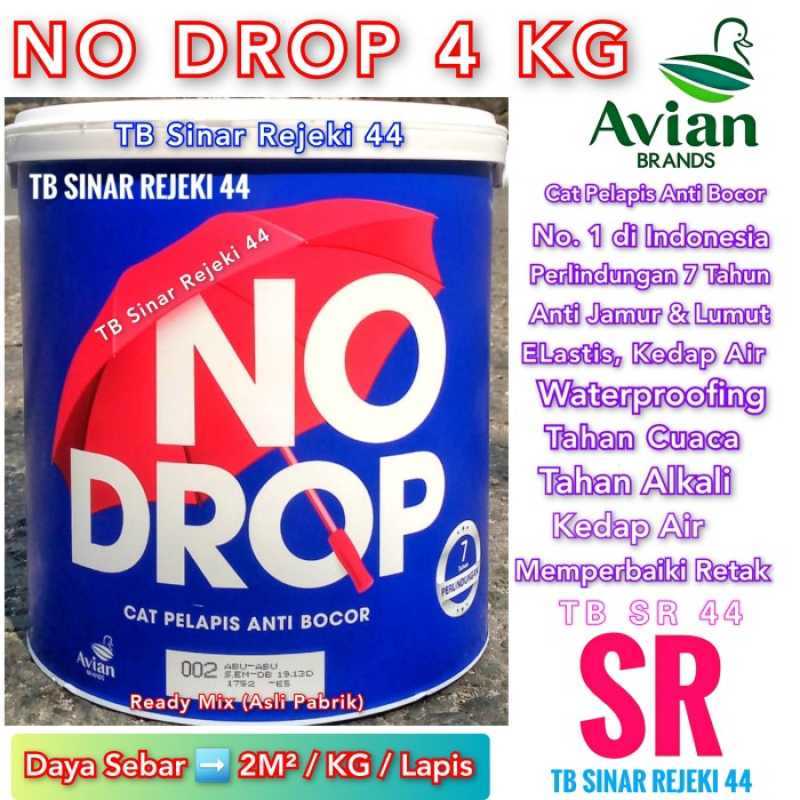 Jual No Drop Galon 4 Kg Warna Komplit Cat Tembok Pelapis Anti Bocor ...