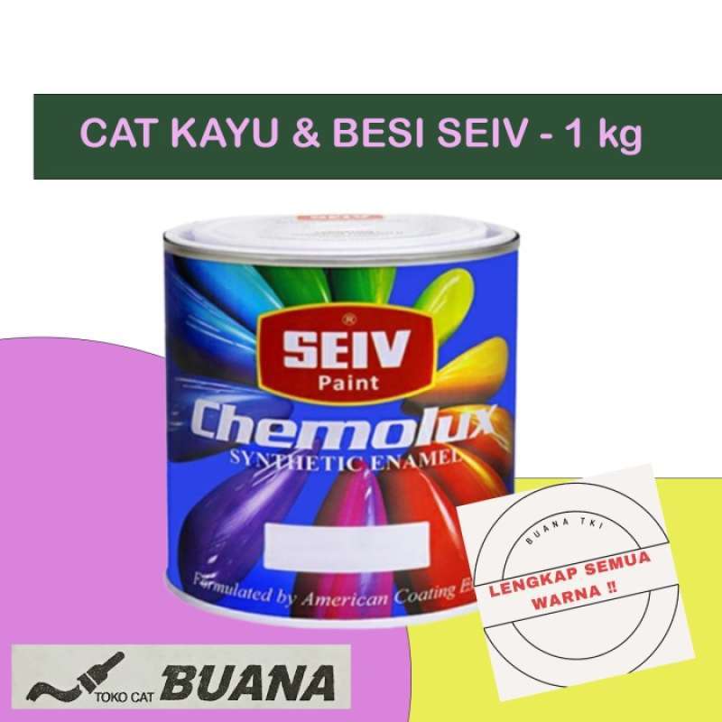 Jual Cat Kayu & Besi Seiv 1kg - Lengkap Semua Warna Di Seller Raindrop ...