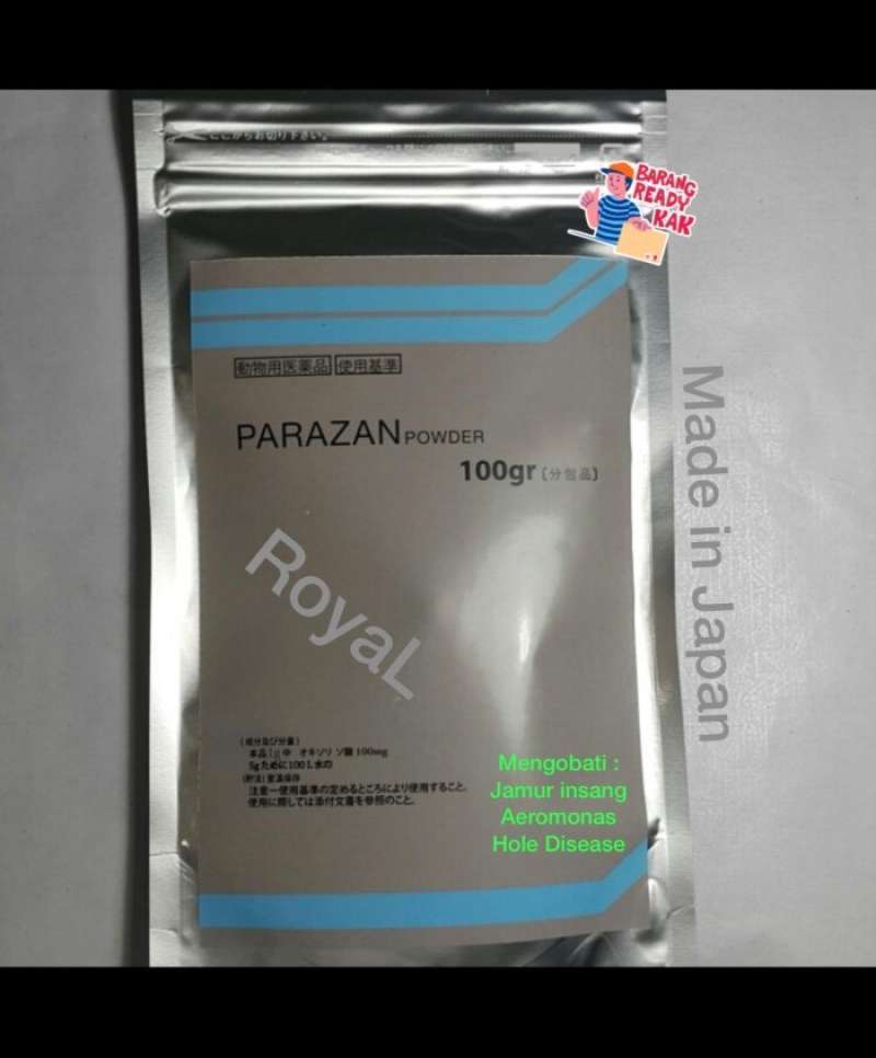 Promo Parazan Powder 100 Gr Obat Ikan Koi Jamur Insang Aeromonas ...