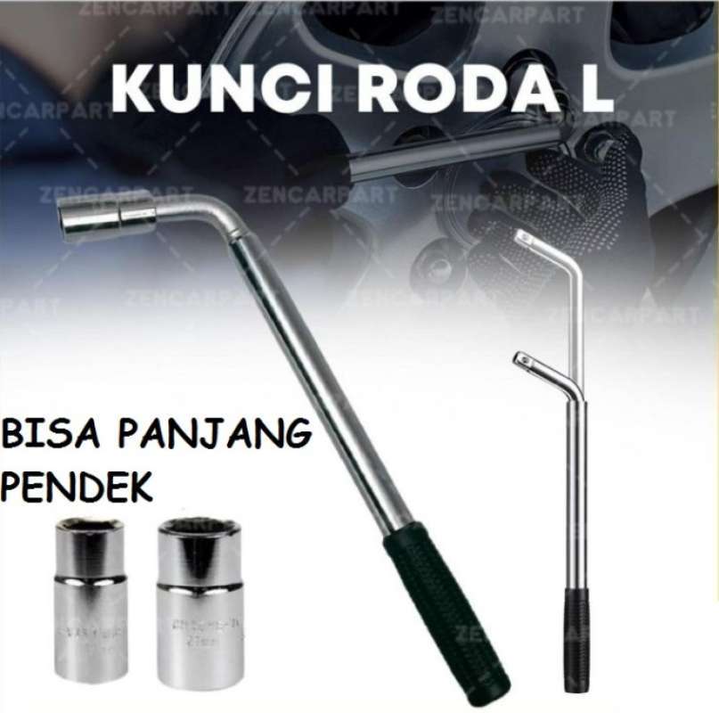 Jual Kunci Roda Ban L 19 X 21 Mm Bisa Panjang Pendek Hex Tire Wrench ...