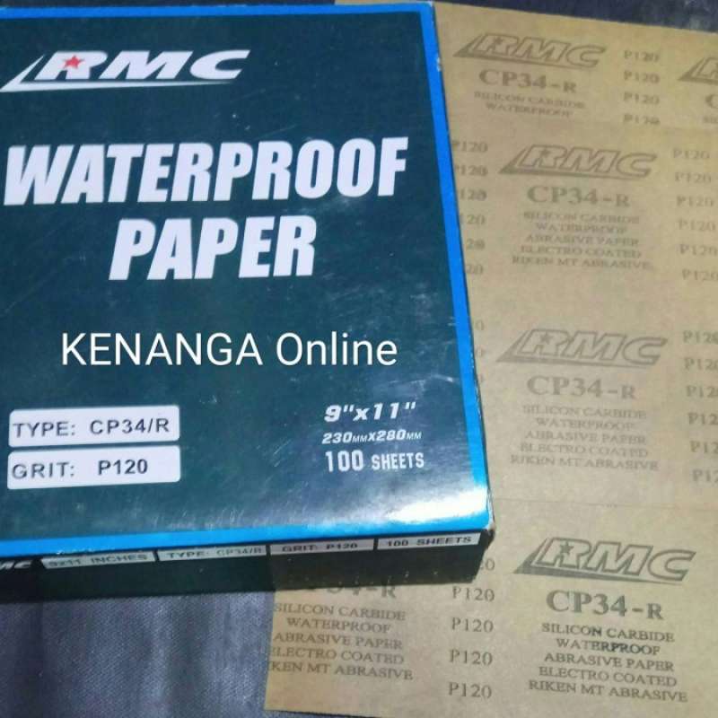 Jual 1pack Rmc Cp34r Amplas Duco Silicon Carbide Waterproof Abrasives ...