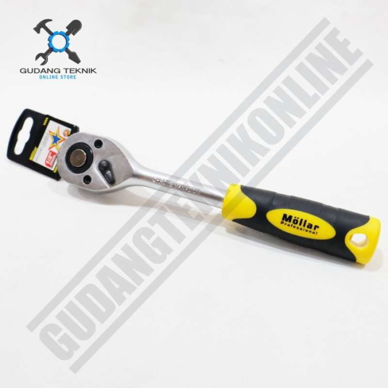 Jual Gagang Ratchet Stang Kunci Shock / Rachet Handle 1/2 X 25cm Mollar ...