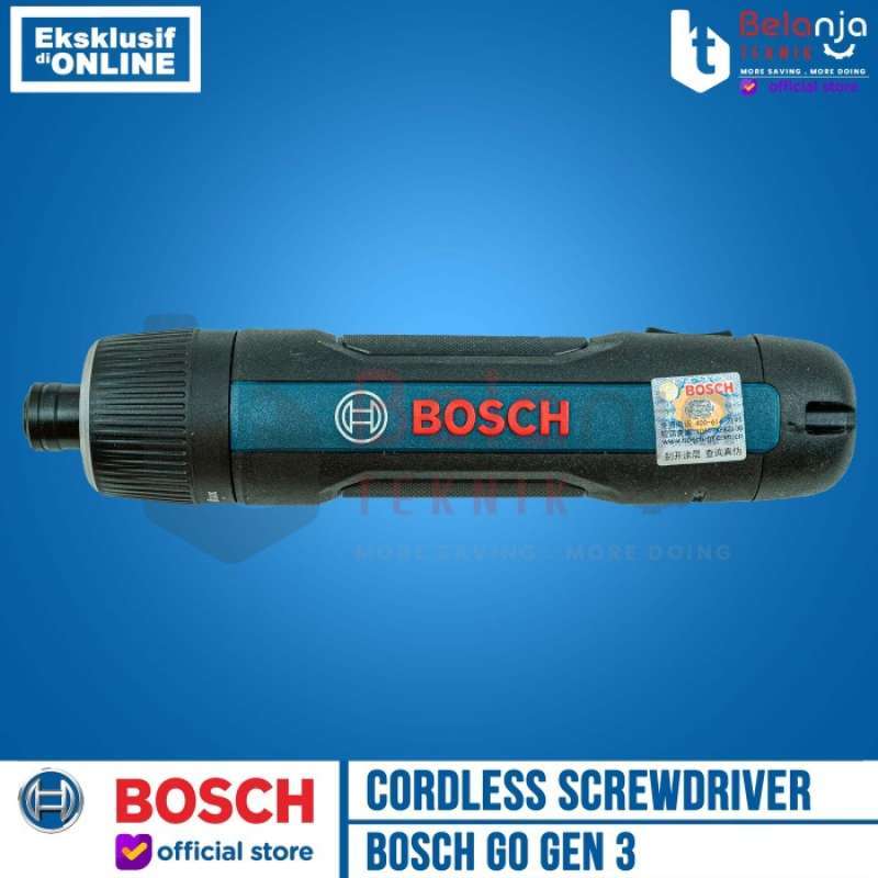 Jual Bosch Go Gen 3 Obeng Baterai Cordless Screwdriver 3.6 Volt Gen3 ...