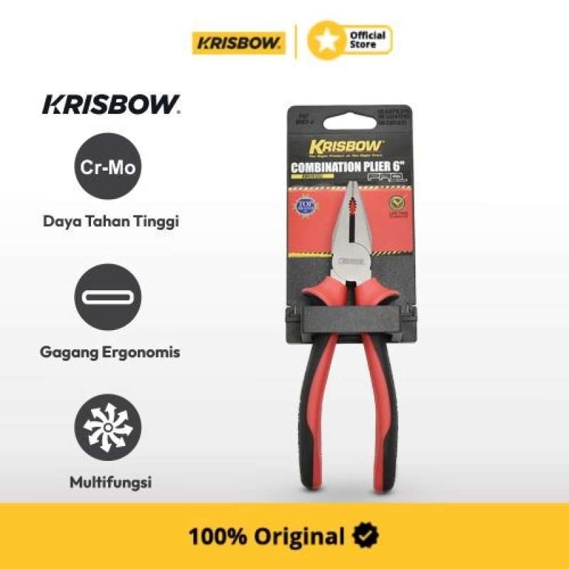 Jual Krisbow Combination Plier Tang Kombinasi 15.5 Cm Lpcp6 Di Seller ...