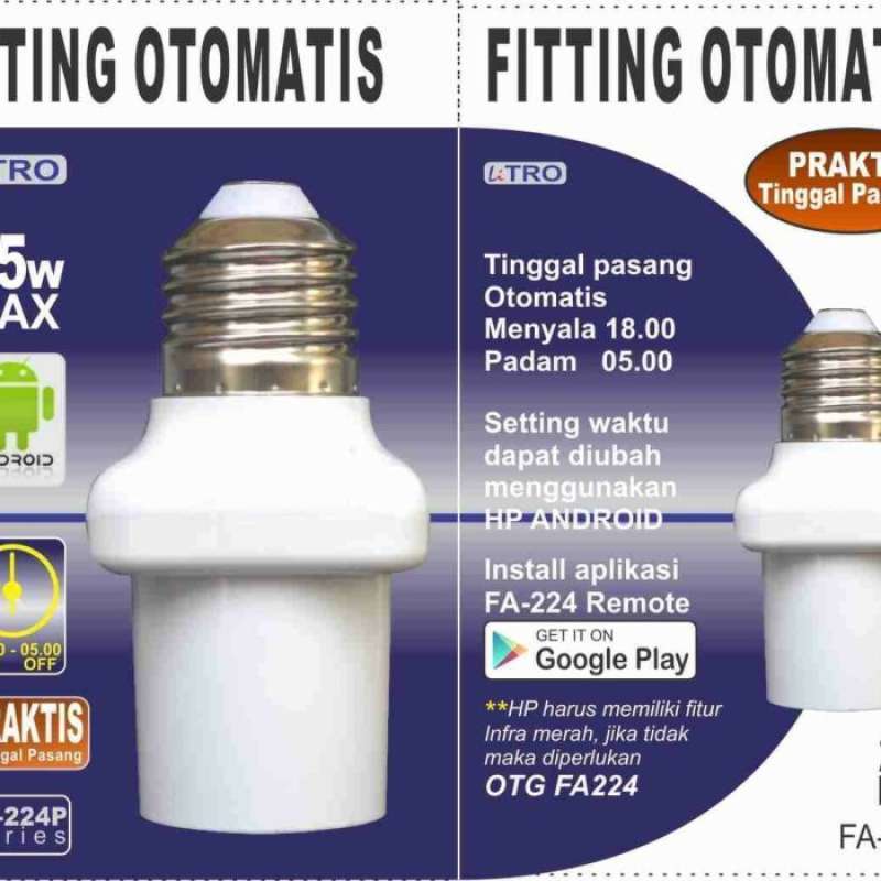 Jual Fitting Lampu Otomatis Berdasarkan Waktu, Saklar Waktu, Saklar ...