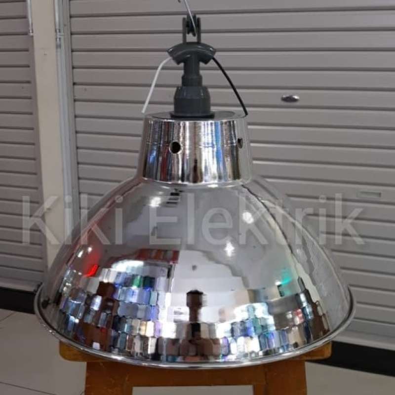 Jual Kap Lampu Gantung Industri Kilap Diameter 38 Cm + Fitting E27 Murah!!! Di Seller Aghanim ...