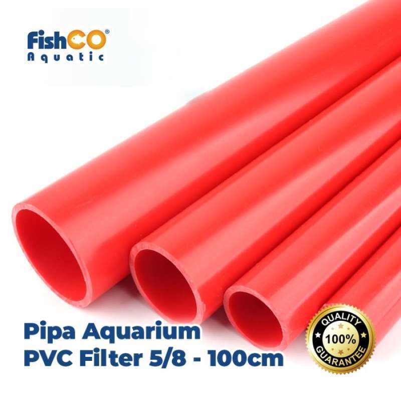 Jual Pipa Aquarium Merah Premium Filter Pvc 5/8 100cm - 1pcs Di Seller ...