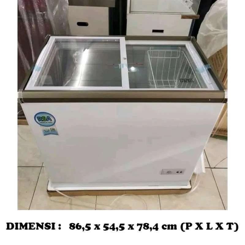 Jual Chest Freezer Rsa Xs 200 Pintu Geser Kaca 171 Liter By Gea Di ...