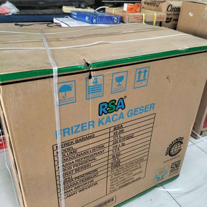 Jual Chest Freezer Rsa Xs 200 Pintu Geser Kaca 171 Liter By Gea Di ...