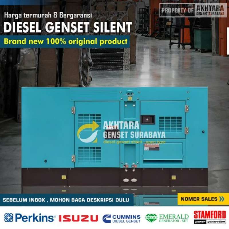Jual Cummins Diesel Genset 80 Kva - Genset Silent 80 Kva Super Silent ...