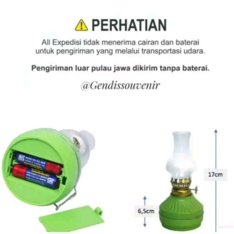 Jual Lampu Tidur Lampu Teplok Led Modern Dengan Baterai Warna Sinar ...