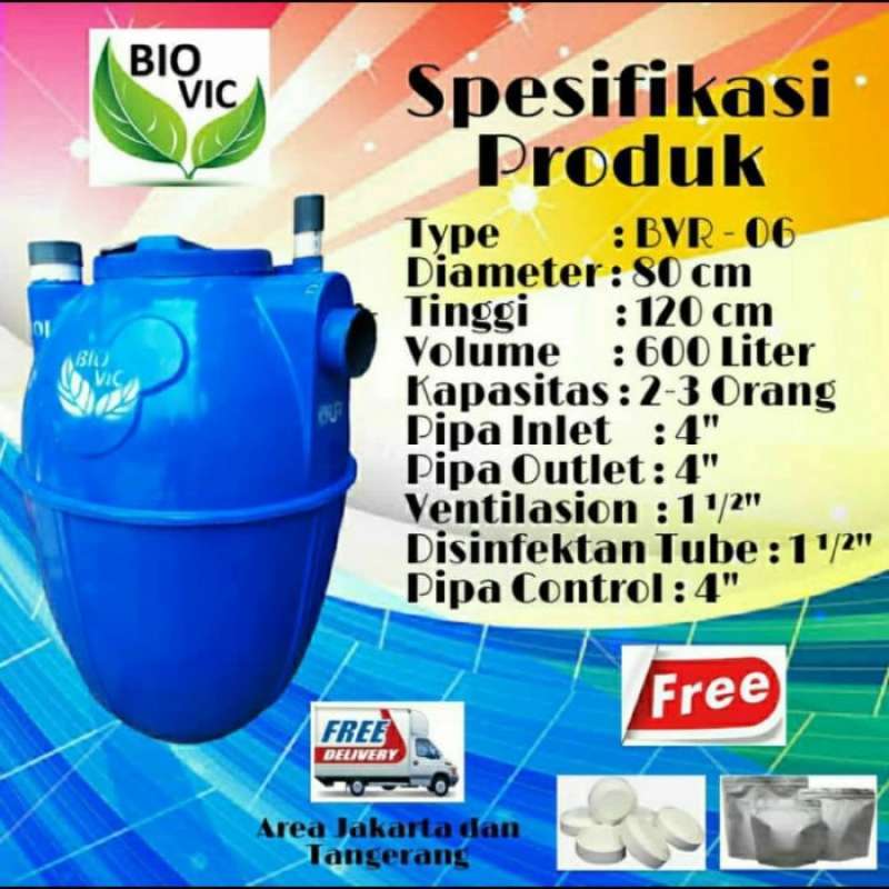Jual Septic Tank Bio, Biotech, Biofil, Biotank, Biovic High Quality 600 ...